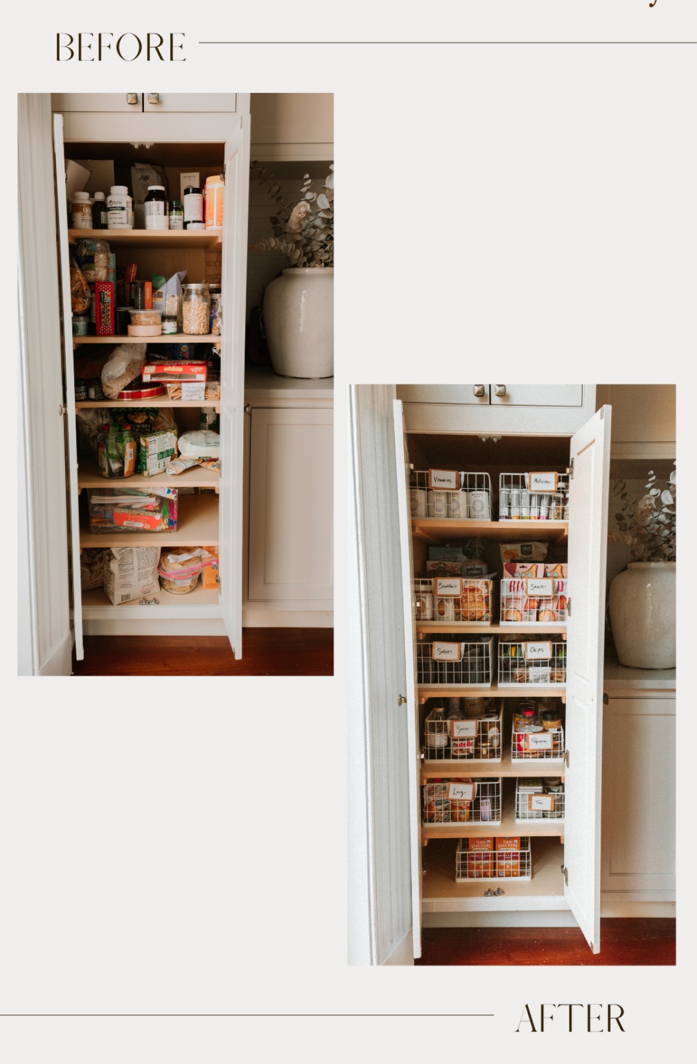 Pantry Purge Inspired by The Home Edit - Jenny Cipoletti