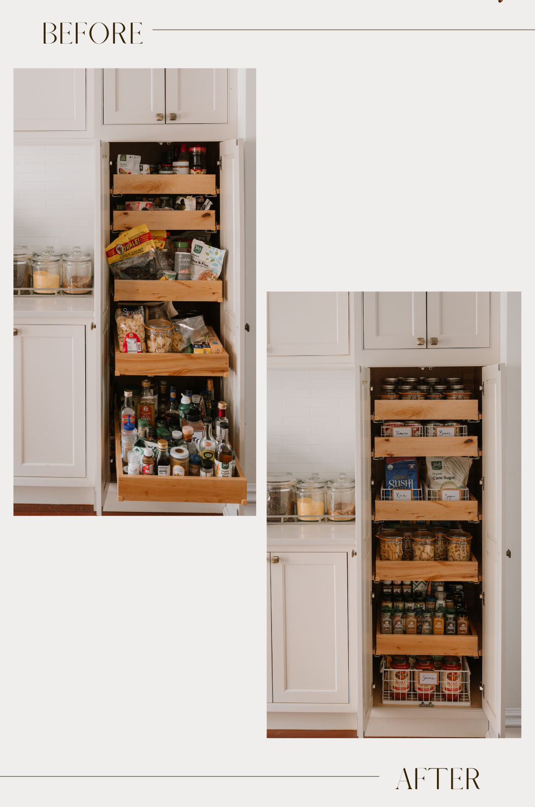 Pantry Purge Inspired by The Home Edit - Jenny Cipoletti