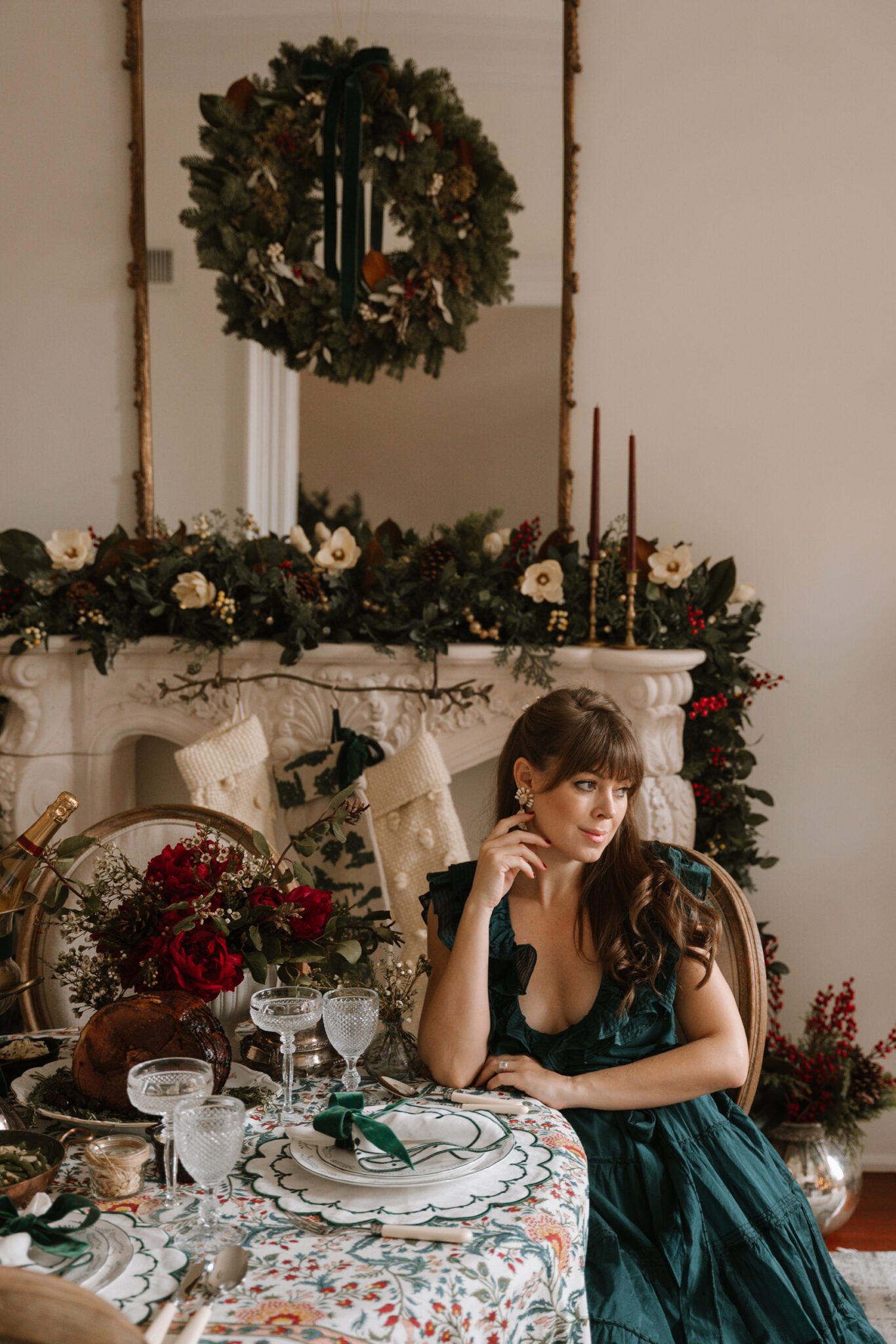 A Christmas Tablescape - Jenny Cipoletti